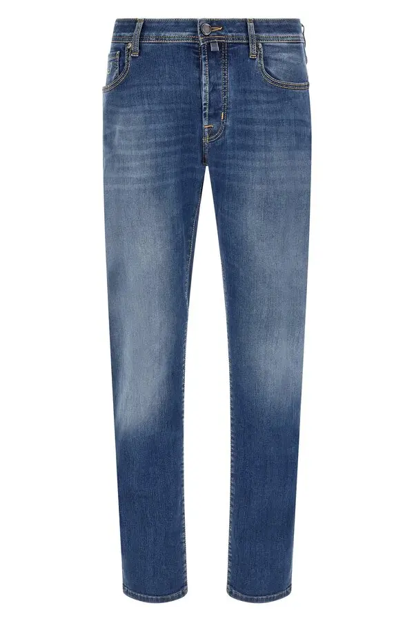JACOB COHЁN Jeans With Logo Patch