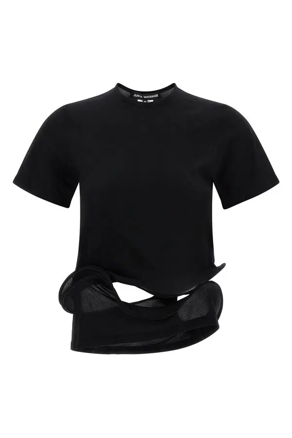 Junya Watanabe T-shirt With Sculptural Hem