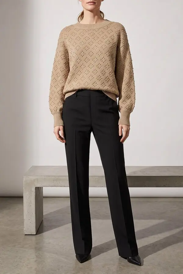Agnona Textured Knit Sweater