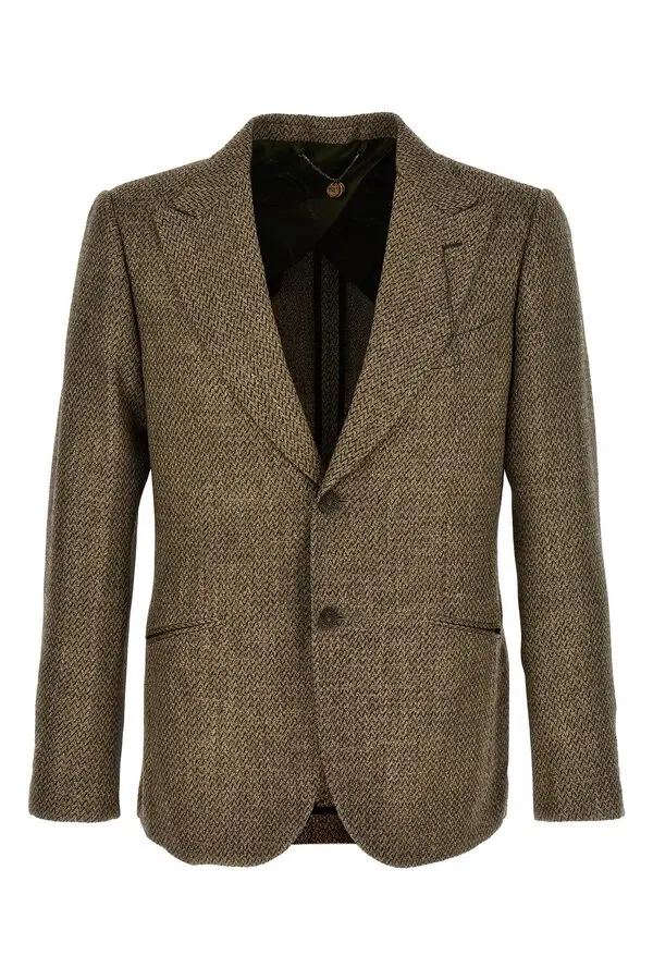 MAURIZIO MIRI Keanu' Blazer - Beige