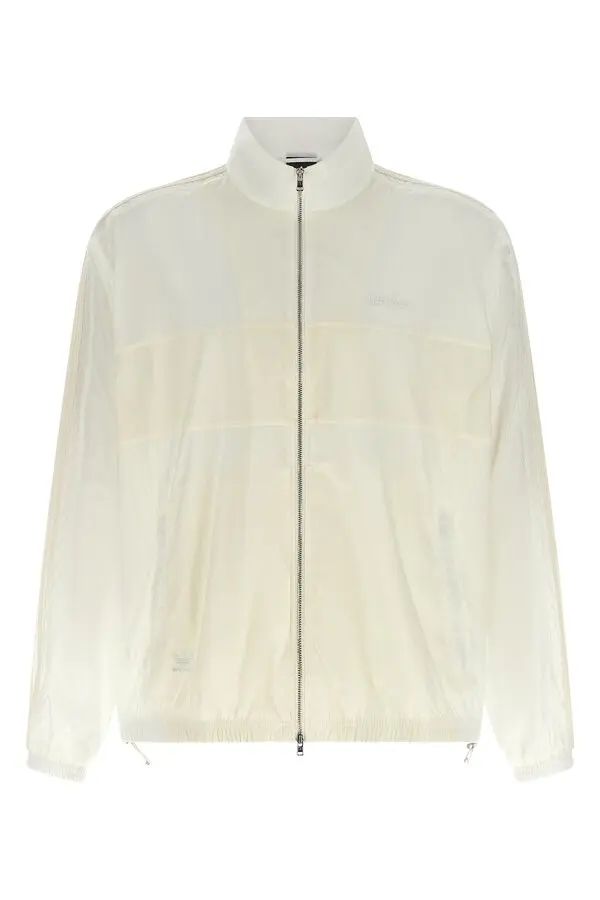 ADIDAS ORIGINALS Track Jacket With Embroidered Logos - Beige