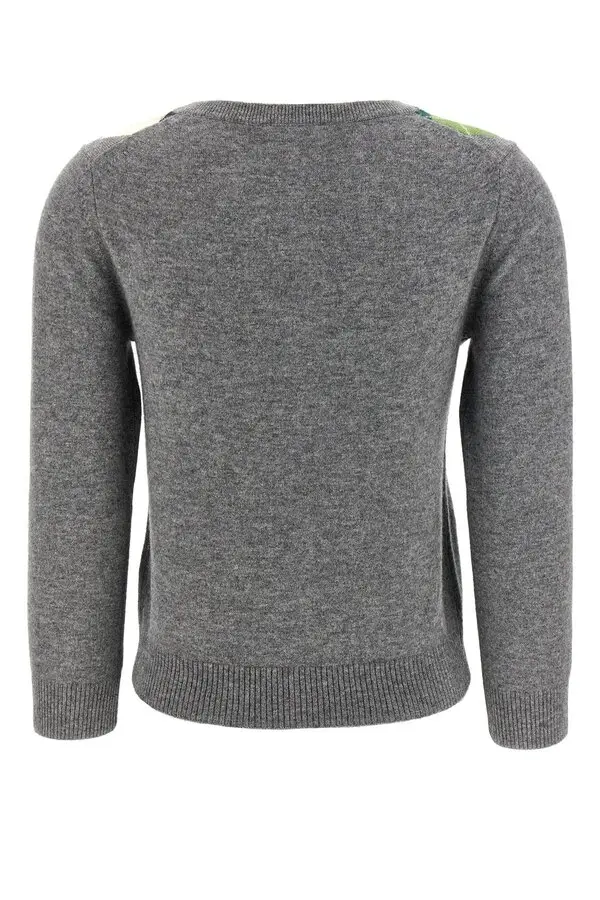 GANNI Cardigan Cashmere Wool Mix Cardigan