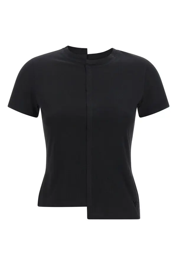 Y3 T-shirt With Asymmetrical Hem