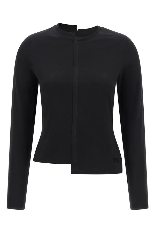 Y3 T-shirt With Asymmetrical Hem