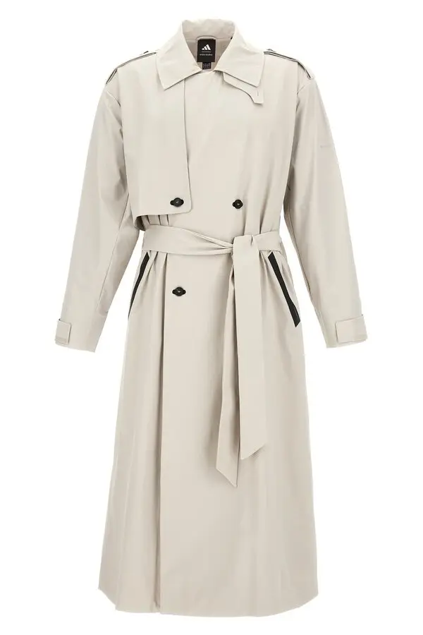Adidas X Entire Studios 'uniform' Trench Coat - Gray