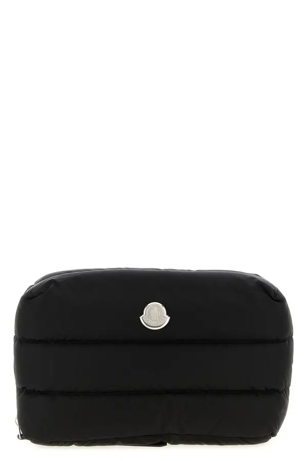 Moncler Beauty Case With Boudin Quilting - Black