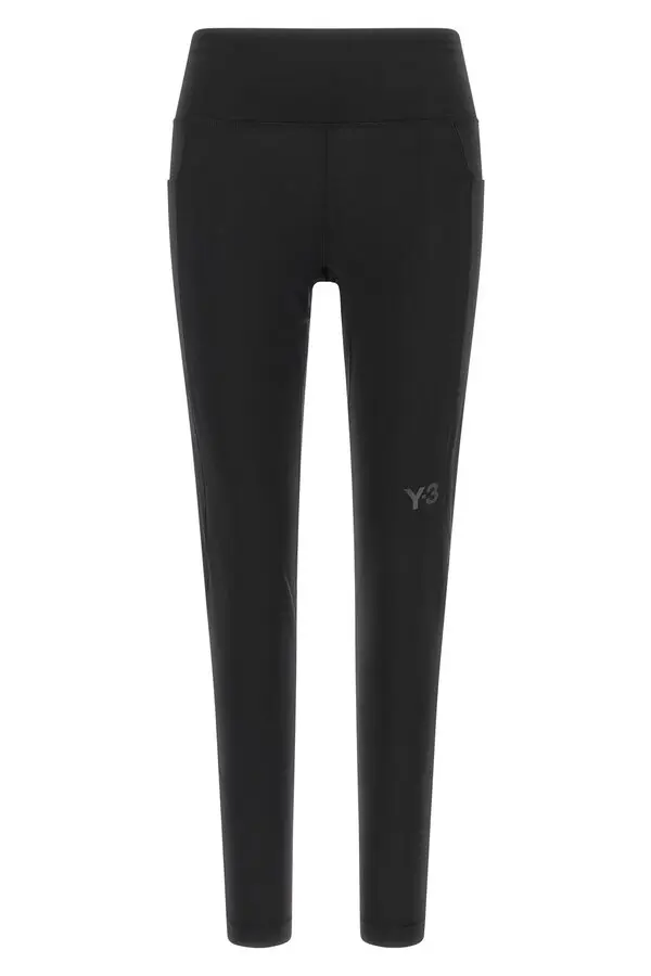 Y3 W Run Tights Leggings With Side Pockets