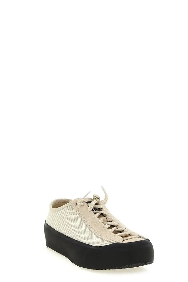 Stone Island Sneaker With Technical Mesh Upper