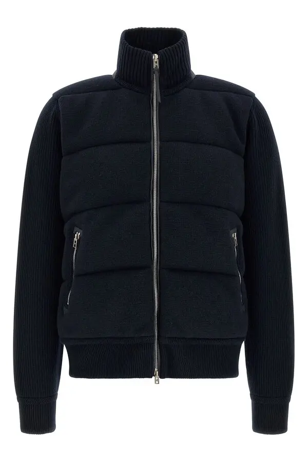 TOM FORD Knit Jacket With Quilted Panel