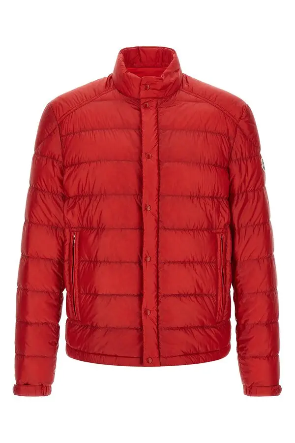 Moncler Puffer Jacket With Boudin Quilting - Red