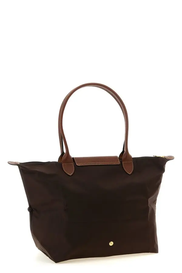 Longchamp Mocha 'l Le Pliage Original' Shoulder Bag