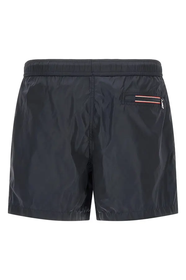 Moncler Logo Patch Swim Shorts