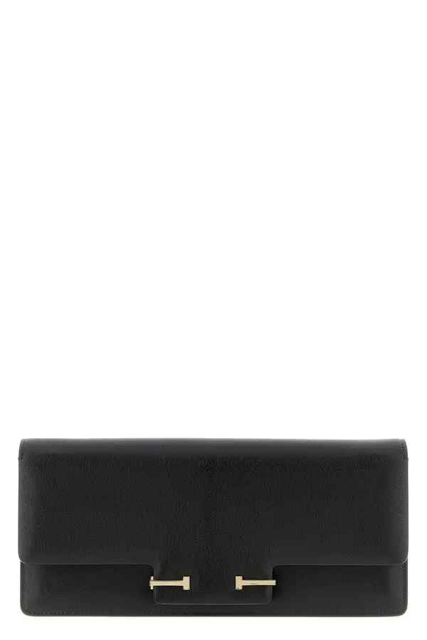 TOM FORD Shoulder Bag With Signature T Clasp