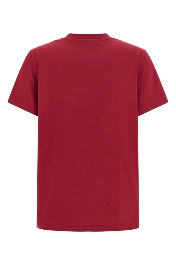 Moncler Cotton T-shirt With Embroide Logo