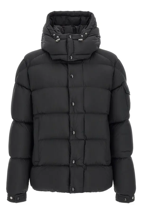 Moncler Puffer Jacket With Boudin Quilting - Black