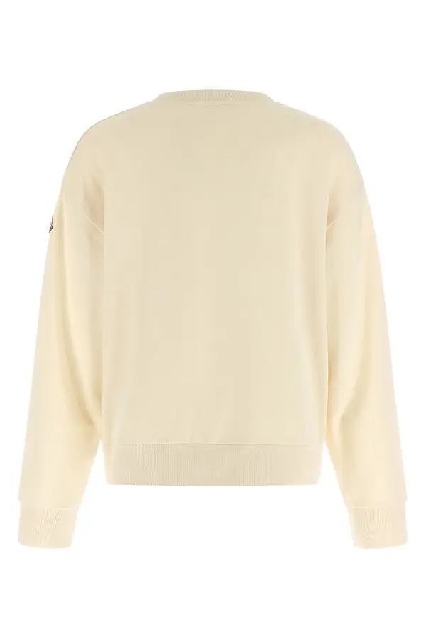 Moncler Embroidered Logo Cotton Sweatshirt