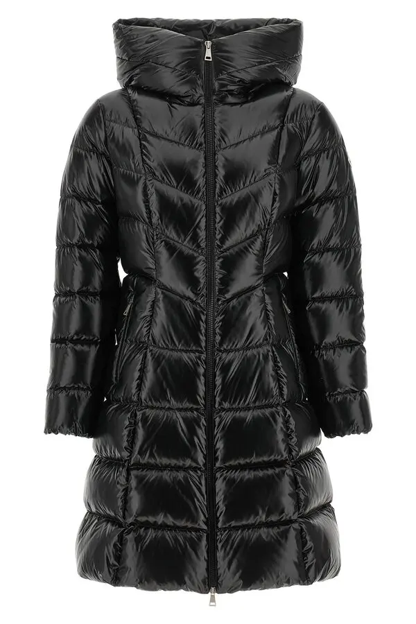 Moncler Marusse Down Jacket With Chevron Quilting - Black