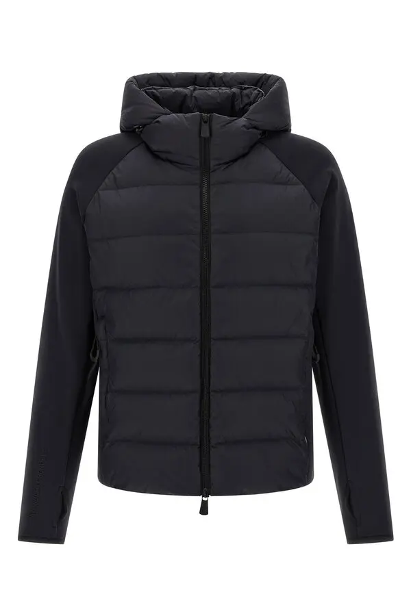 Moncler Padded Hooded Cardigan - Blue