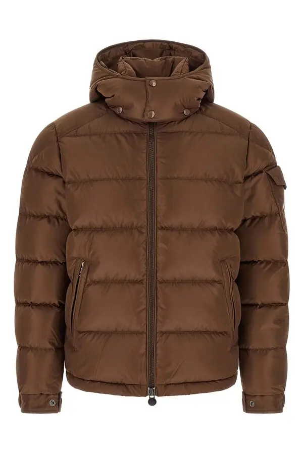 Moncler Maya' Down Jacket - Brown