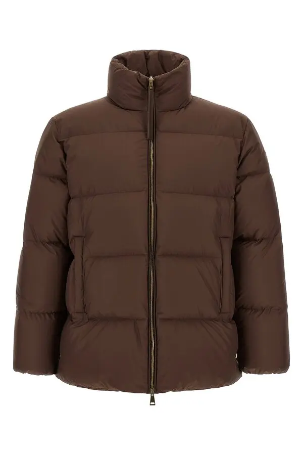 Moncler Vivantesse' Down Jacket - Brown