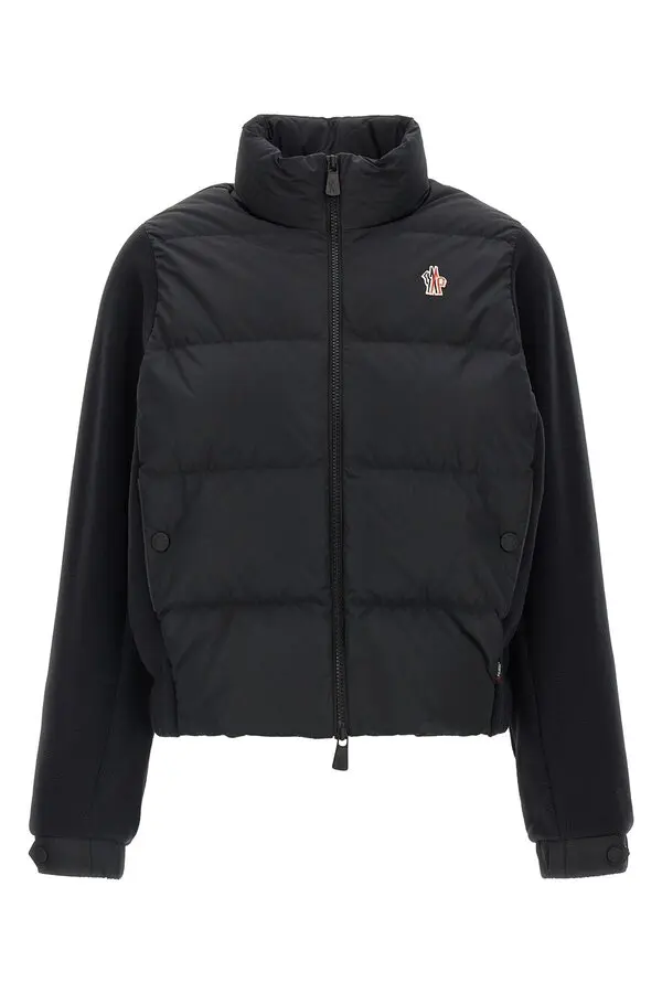 Moncler Quilted Cardigan - Black