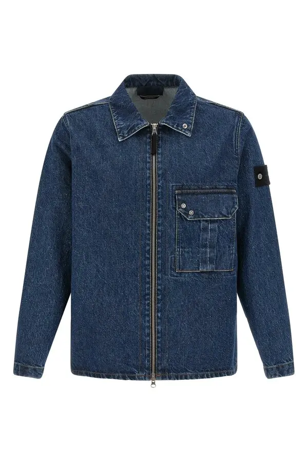 Stone Island Overshirt '1200002' Denim Research Capsule