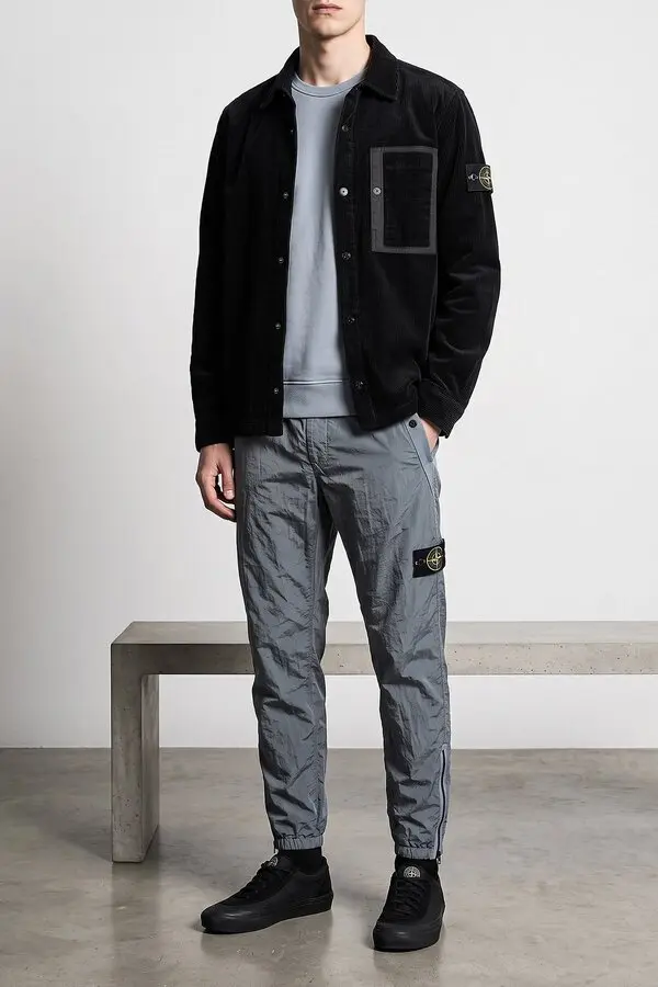 Stone Island Crewneck Sweatshirt With Compass Badge