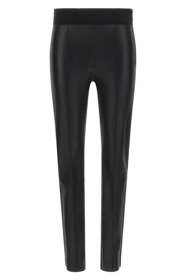 Brunello Cucinelli Leggings 'nappa Stretch - Black