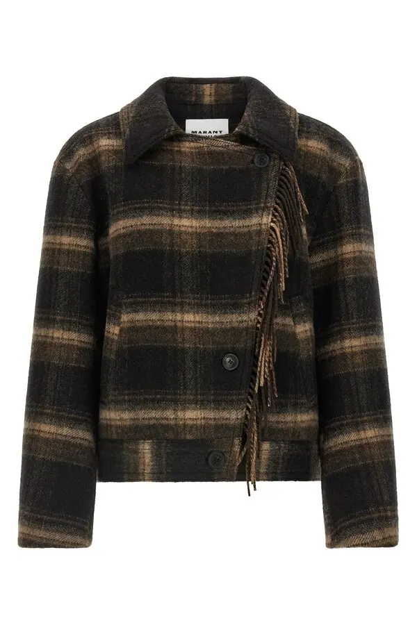 MARANT ETOILE Galeane Cropped Jacket - Brown