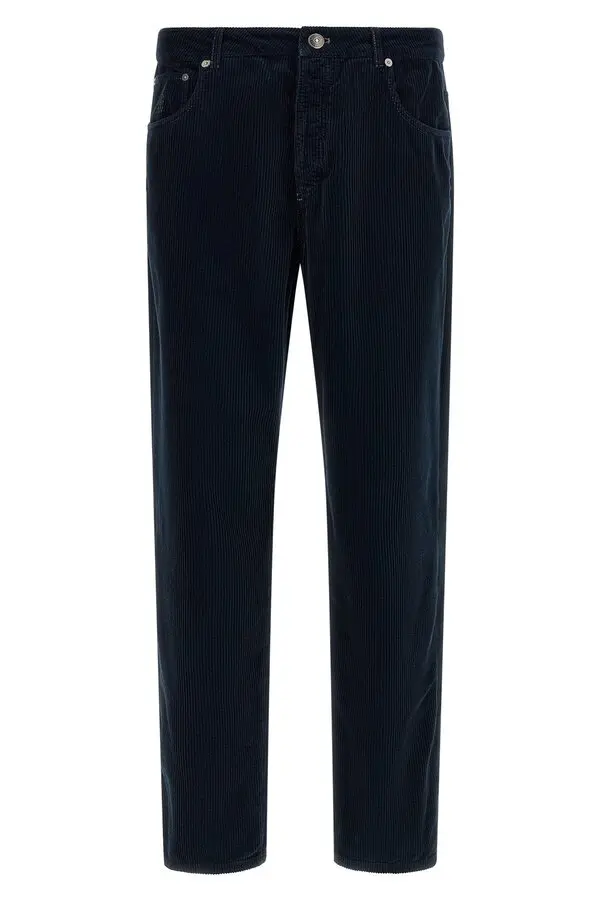 Brunello Cucinelli Corduroy Pants - Blue