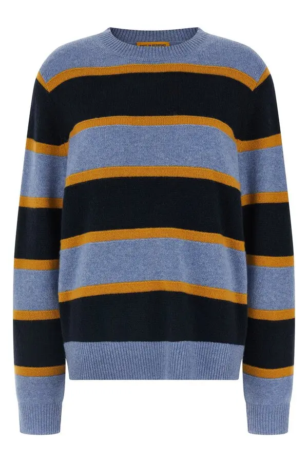 Guest In Residence Sweater Stripe Crew - Multi