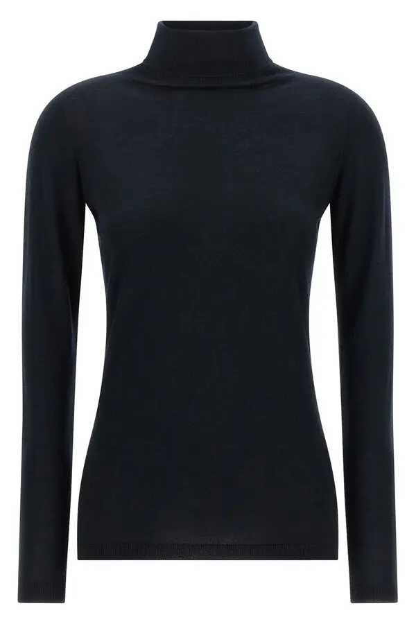 Fabiana Filippi Cashmere And Silk Turtleneck Sweater - Blue