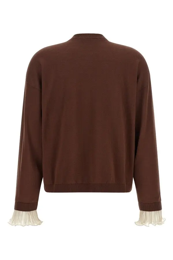 Fabiana Filippi Pleated Cuffs Sweater