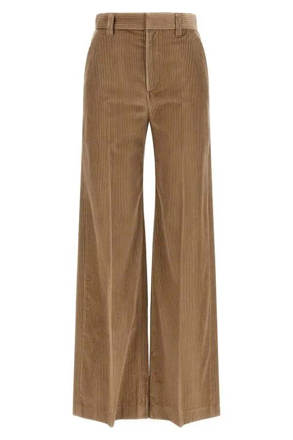 Brunello Cucinelli Corduroy Loose-fit Trousers - Brown