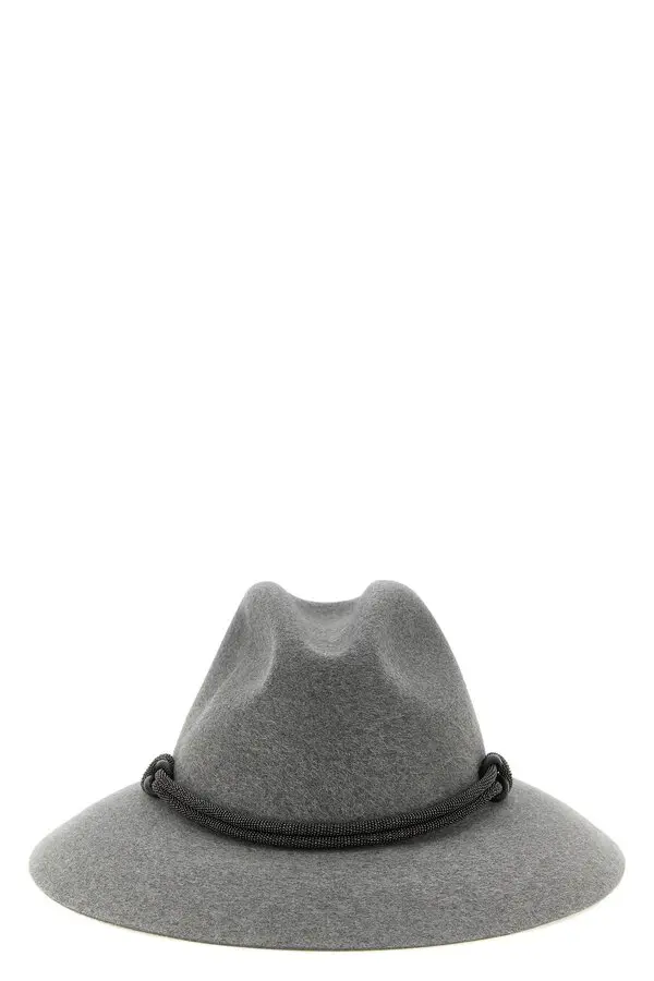 Brunello Cucinelli Felt Fedora Hat
