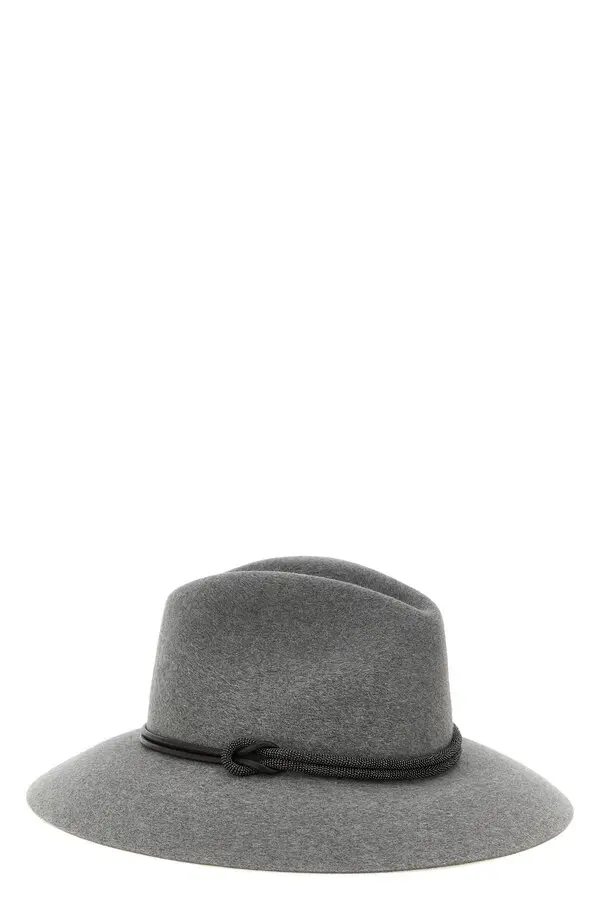 Brunello Cucinelli Felt Fedora Hat
