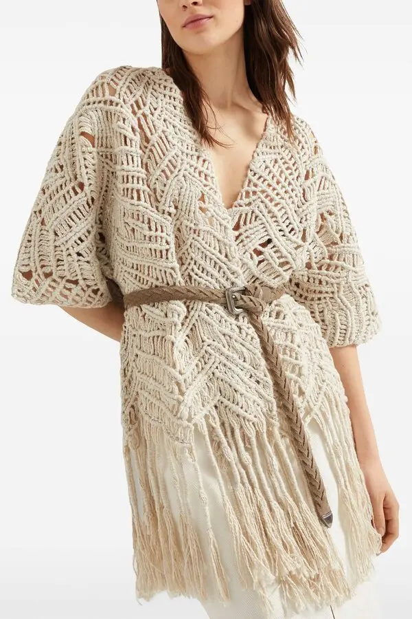Brunello Cucinelli Cardigan 'opera Dazzling Macram