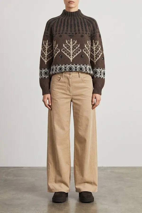 Brunello Cucinelli Wide-leg Corduroy Trousers