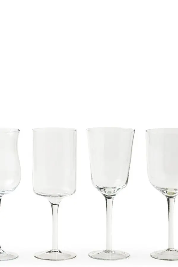 BITOSSI Set Of 6 Assorted Wine Glasses