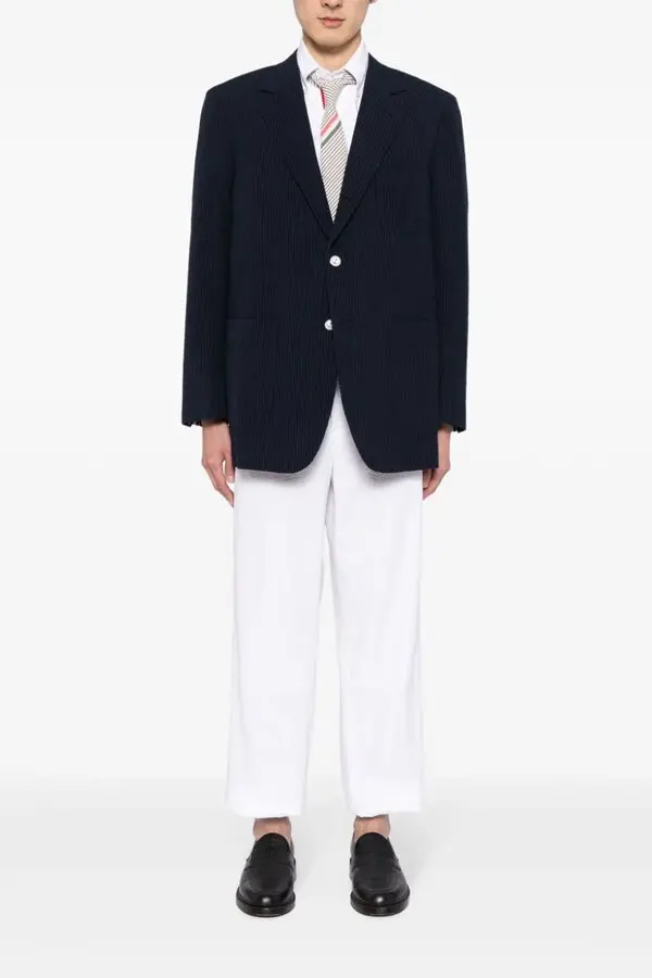 Thom Browne Blazer 'soft Shoulder Patch Pocket - Blue