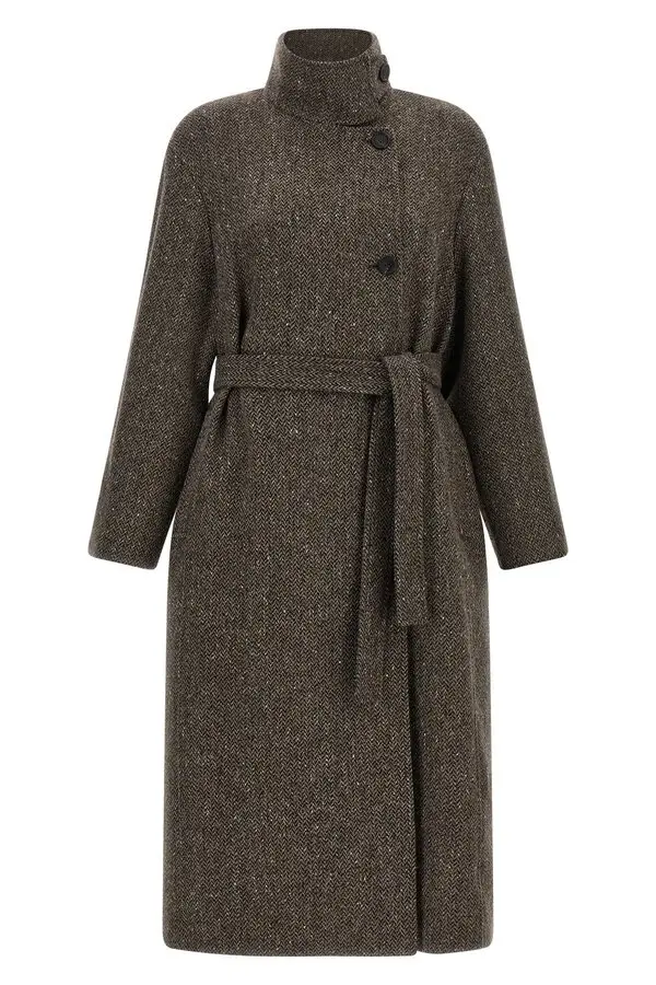 Brunello Cucinelli Sparkling' Coat - Brown