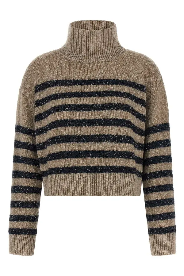 Brunello Cucinelli Sweater 'dazzling Stripes
