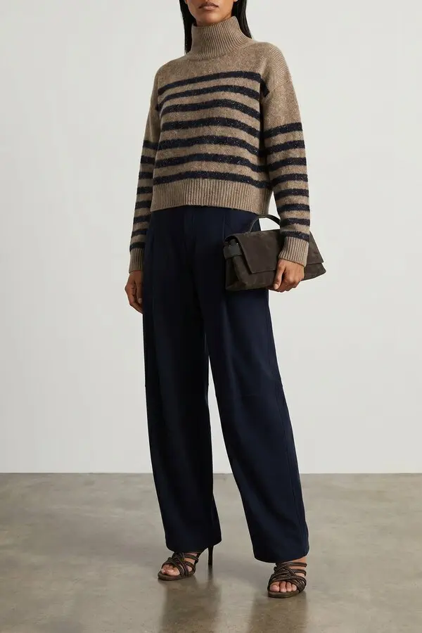 Brunello Cucinelli Sweater 'dazzling Stripes