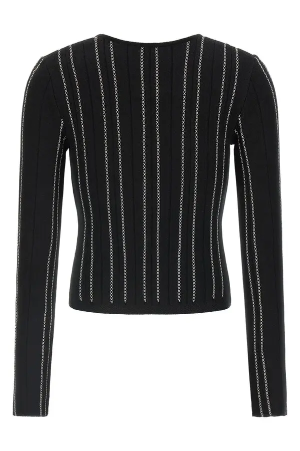 Elisabetta Franchi Cropped Knit Cardigan