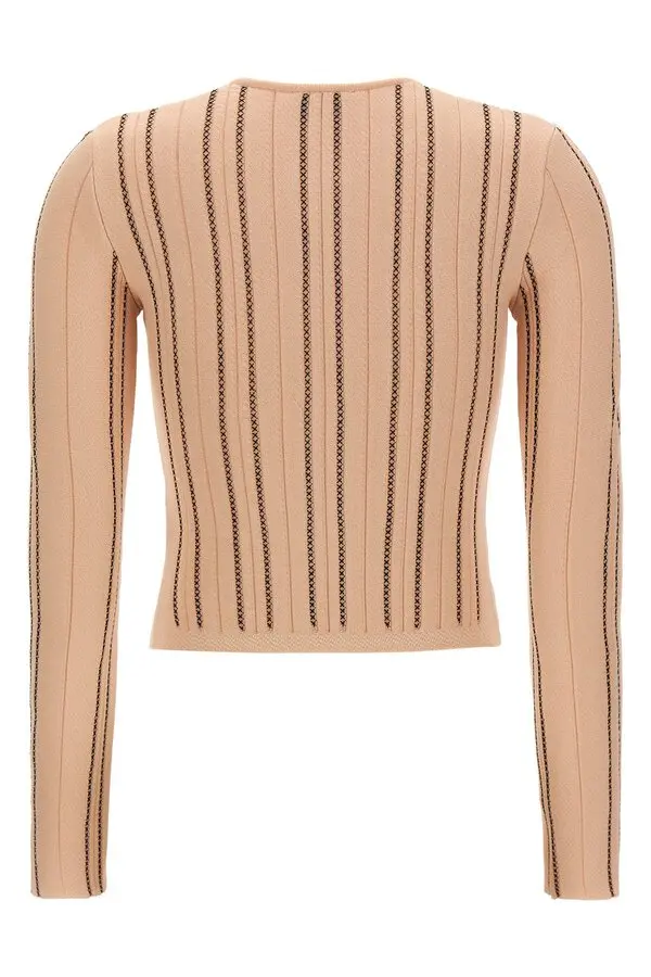 Elisabetta Franchi Cropped Knit Cardigan
