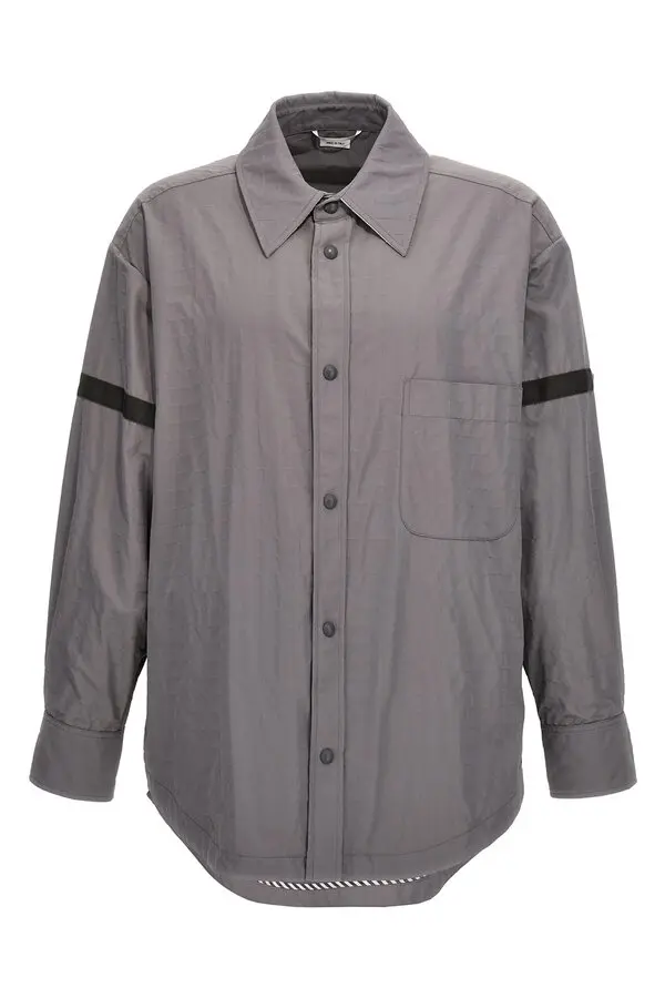 Thom Browne Shirt 'snap Front Overshirt