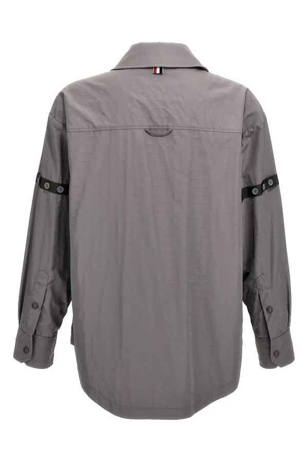 Thom Browne Shirt 'snap Front Overshirt
