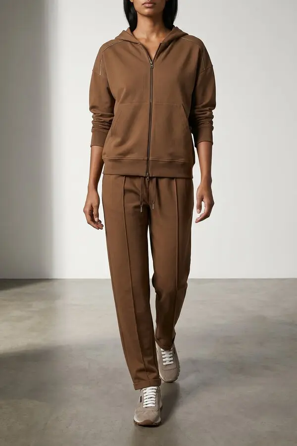 Brunello Cucinelli Hooded Sweatshirt 'shiny Trims