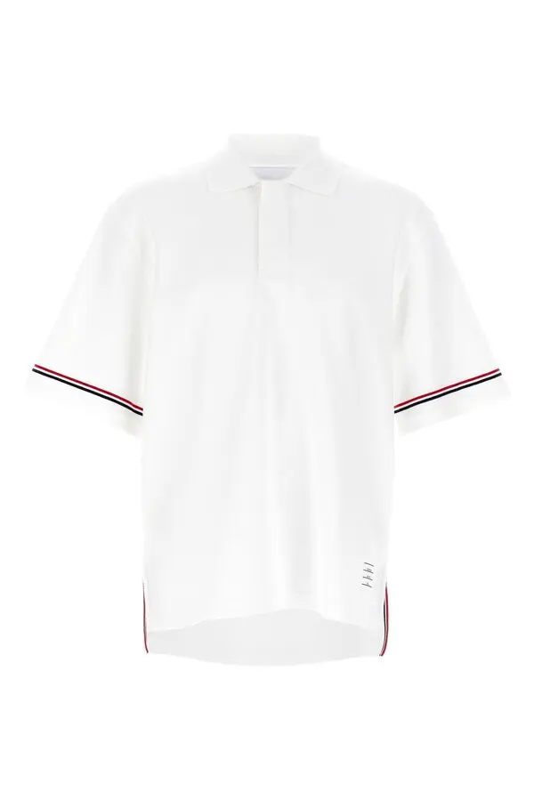 Thom Browne Polo Shirt With Concealed Placket