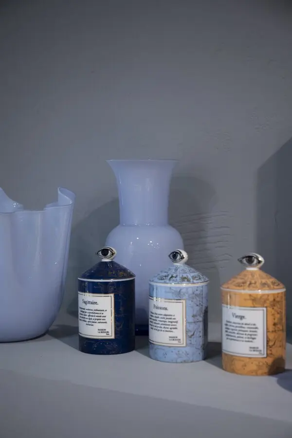 MAISON LA BOUGIE Poissons Zodiac' Candle - Light Blue